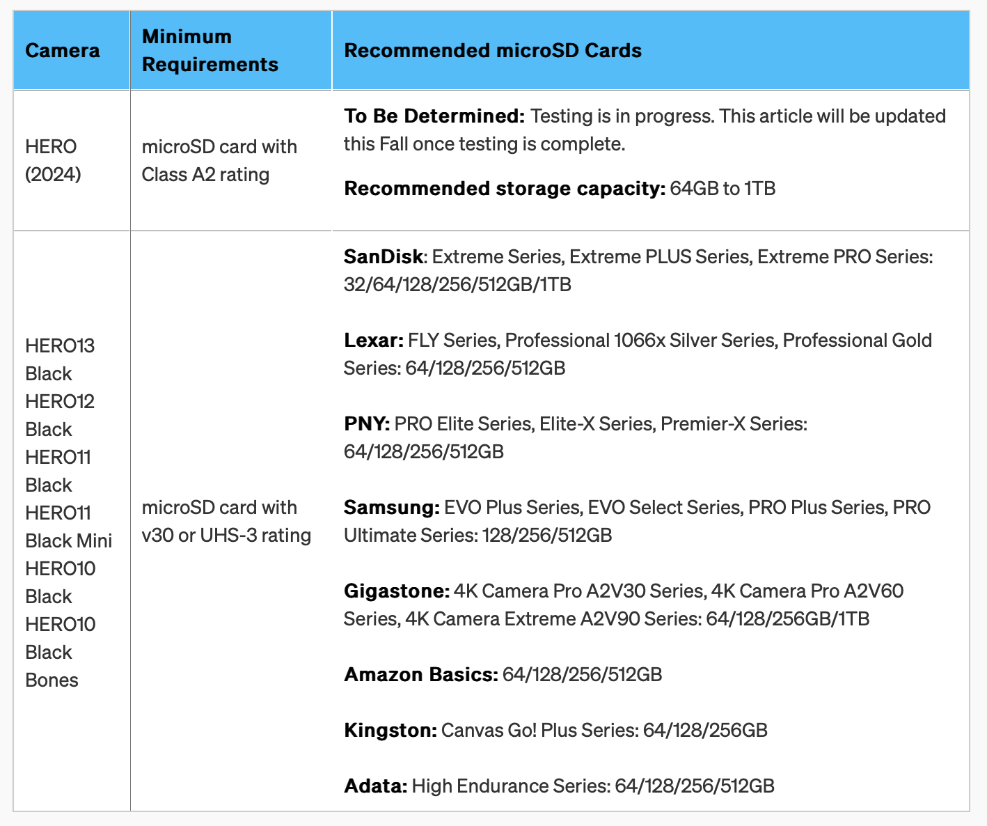 What Memory Card For The GoPro Hero 13? - Unsponsored